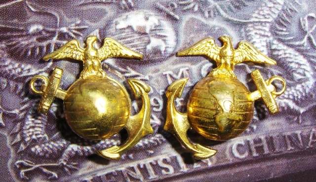 P1920 Enlisted Pinback Dress Blues EGA with "C clip" ??? - MARINE CORPS ...