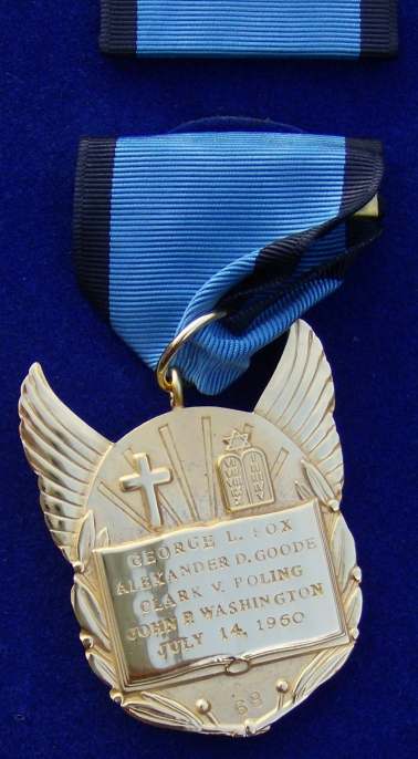 The Four Chaplain's medal - CHAPLAIN CORPS - U.S. Militaria Forum