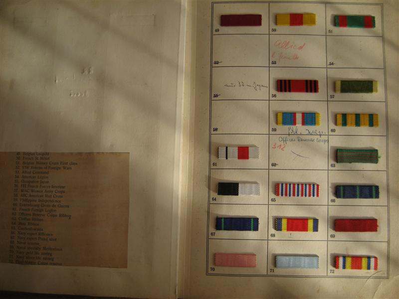 OK I WILL SHOW YOU my Ribbon Presentation Book - RIBBON BARS - U.S ...