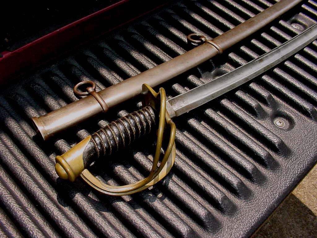 ROBY Civil War sword w/ dented scabbard - EDGED WEAPONS - U.S ...