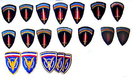 SHAEF/OCCUPATION SSI PATCH VARIATIONS - ARMY AND USAAF - U.S. Militaria ...