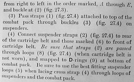 M1944 & M1945 Pack System - PINNED THREADS - FIELD & PERSONAL GEAR - U ...