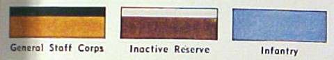 Branch colors - cap piping color reference - UNIFORMS - U.S. Militaria ...