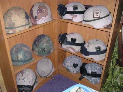 My Post WW2 101st helmets and head gear - MODERN COMPOSITE HELMETS - U ...