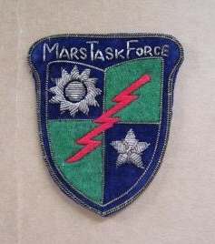 Mars task force patch - ARMY AND USAAF - U.S. Militaria Forum