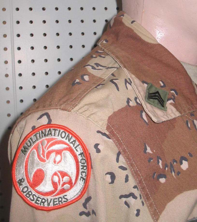 Multinational Force and Observers uniform - CAMOUFLAGE UNIFORMS - U.S ...