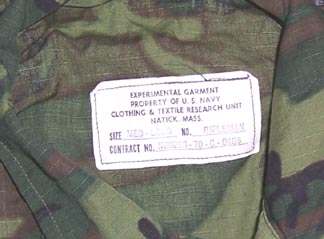 Vietnam Unissued SEAL Rifleman Experimental Jacket - CAMOUFLAGE ...