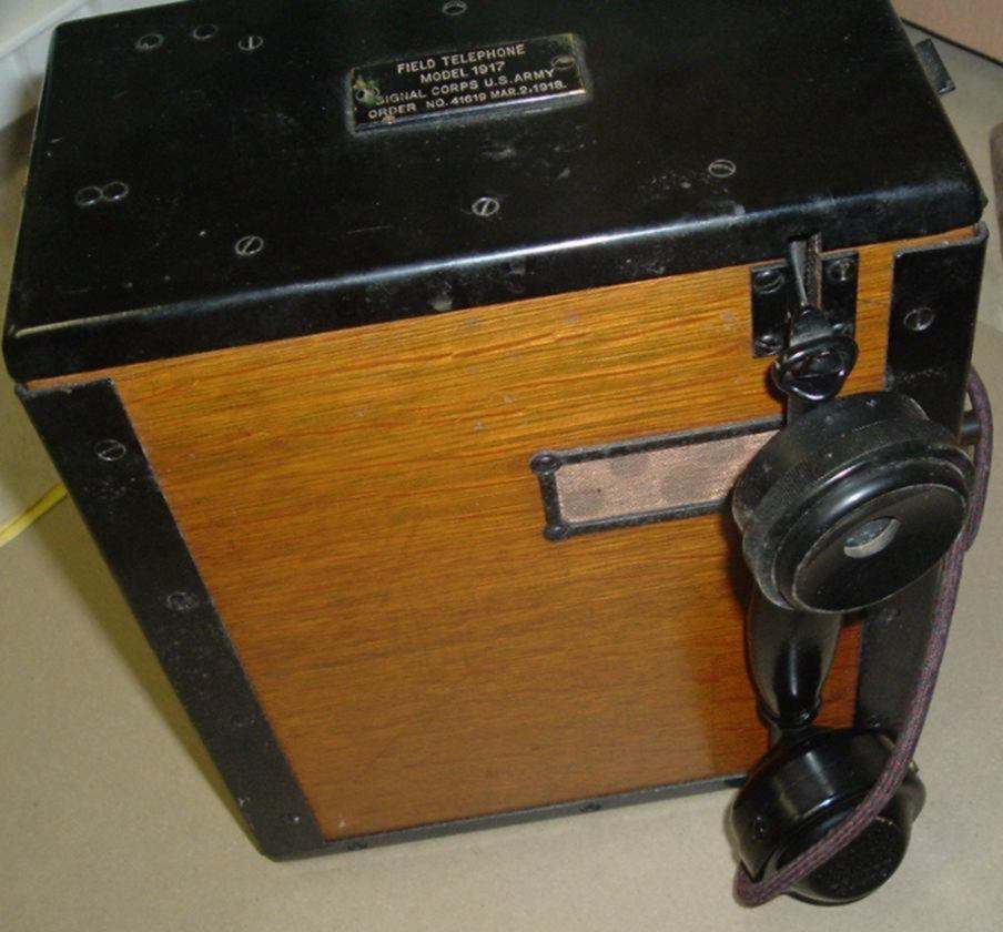 WW1 Field Telephones (M1917) - RADIO & COMMUNICATIONS GEAR - U.S ...