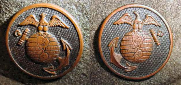 WW1 EGA Collar Discs - MARINE CORPS EGA DISCUSSION - U.S. Militaria Forum