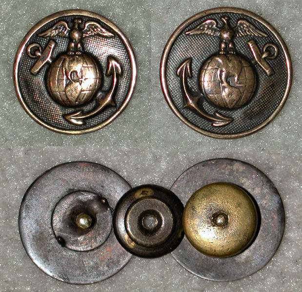WW1 EGA Collar Discs - MARINE CORPS EGA DISCUSSION - U.S. Militaria Forum