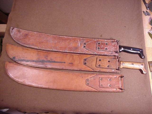 Leather machete sheath - EDGED WEAPONS - U.S. Militaria Forum