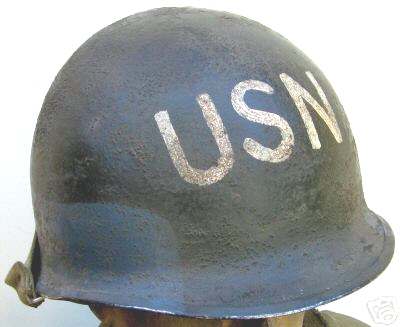 US Navy Corpsman Helmet 1944 - CHAPLAIN & MEDIC HELMETS - U.S ...