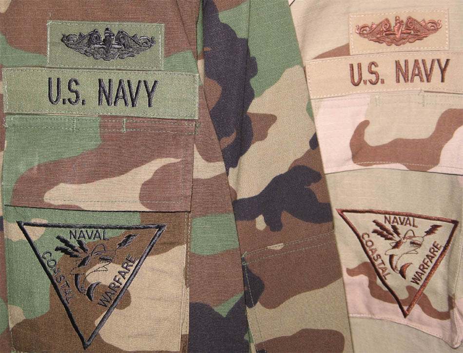 Naval Coastal Warfare BDUs - CAMOUFLAGE UNIFORMS - U.S. Militaria Forum
