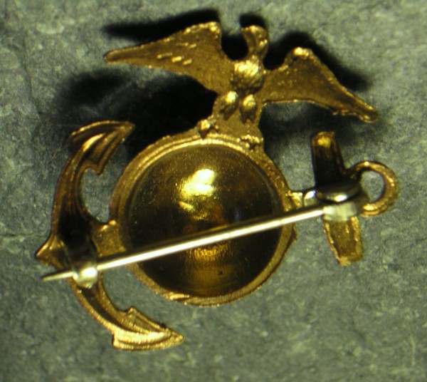 P1920 Enlisted Pinback Dress Blues EGA with "C clip" ??? - MARINE CORPS ...
