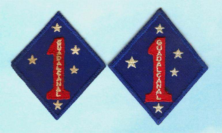 Lets see your 1st Marine Division Patches - MARINES - U.S. Militaria Forum