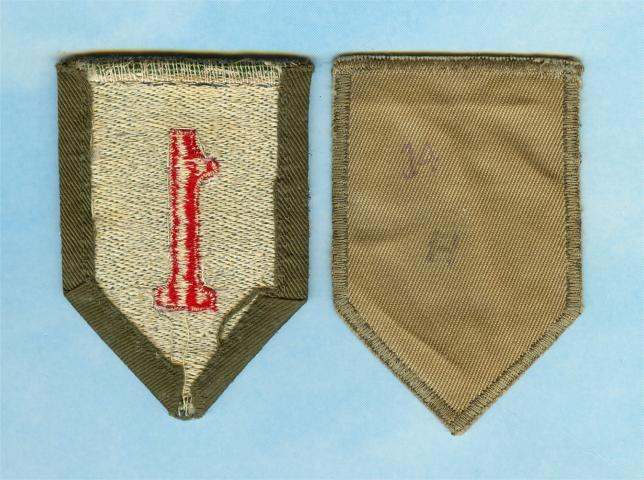 More 1st ID Patch Variants - ARMY AND USAAF - U.S. Militaria Forum