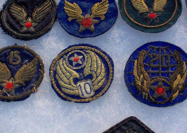 Bullion Patch Collection - ARMY AND USAAF - U.S. Militaria Forum