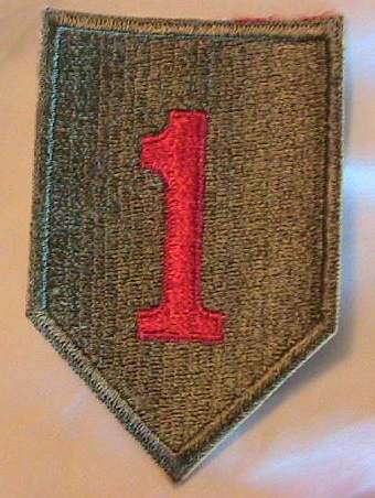 More 1st ID Patch Variants - ARMY AND USAAF - U.S. Militaria Forum